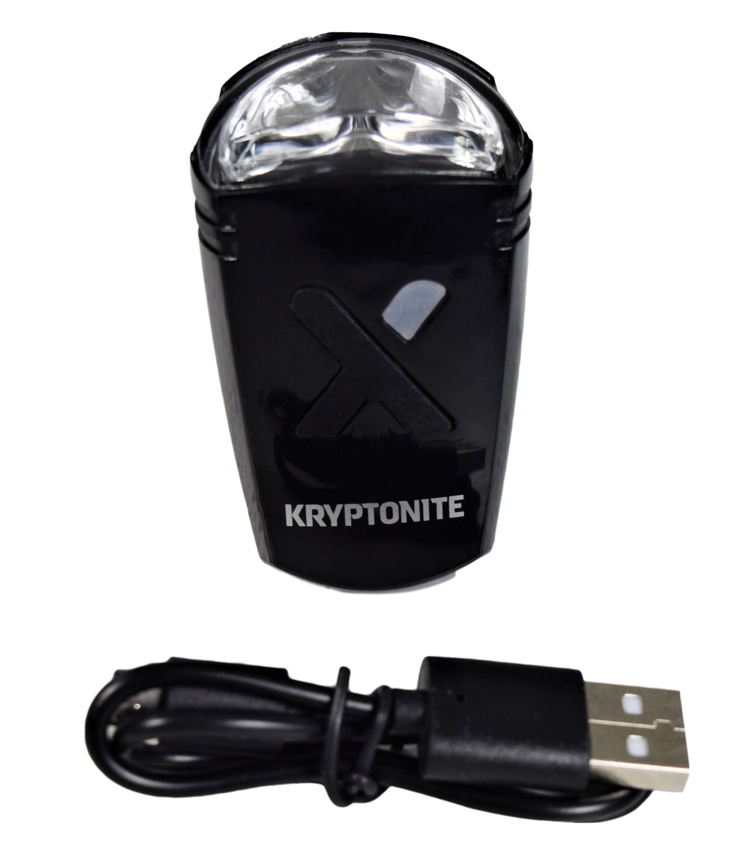 Kryptonite Pulsar F-65 Front Bicycle Light LED USB Charging 65 Lumen ...